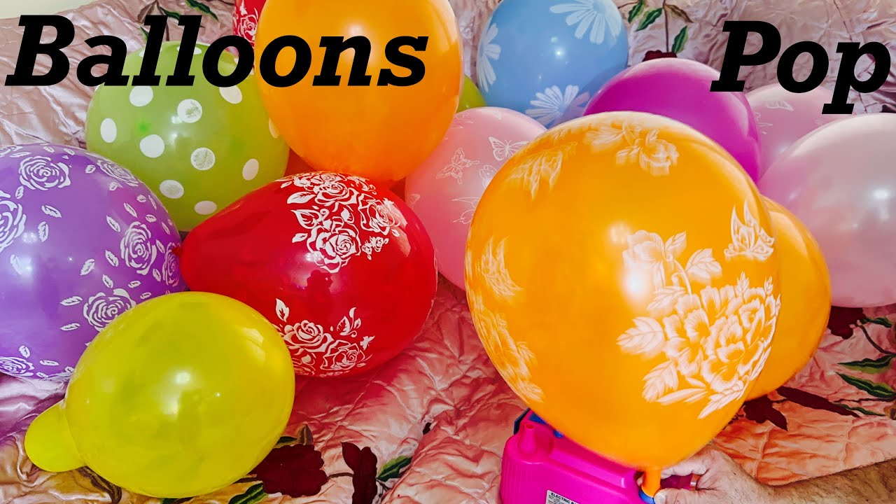 Balloon Pop | Popping Balloons in a fun way - YouTube