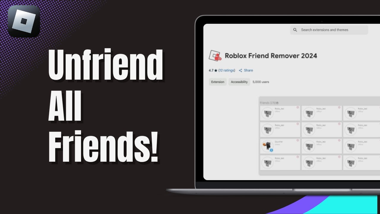 How to Unfriend All Friends on Roblox at Once (2025 Bulk Removal Guide ...