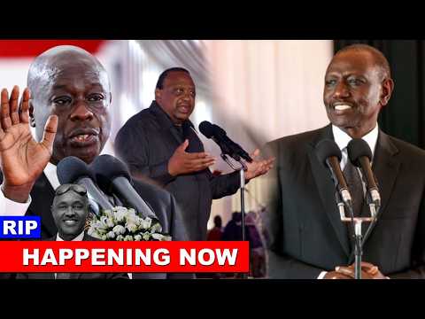 LIVE: Pres Ruto, Gachagua, Uhuru in Nyandarua attending Memorial service of MP David Kiaraho!🔥