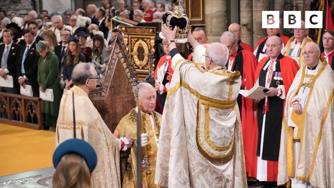 HM King Charles III's crowning moment - BBC - YouTube