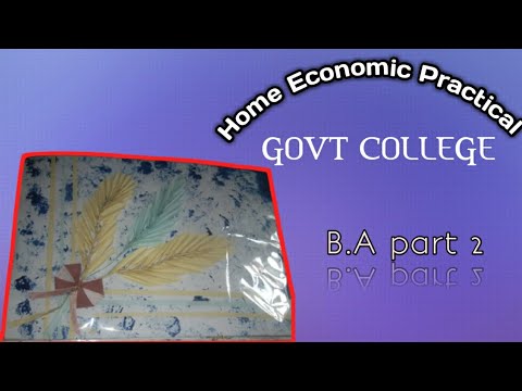How to make a practical file | b.a part 2 home economic practical note ...