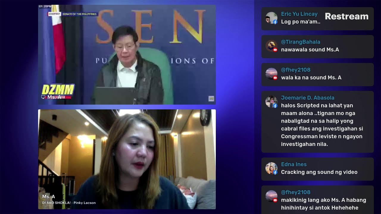 Sigaw ni Pinky! Di ako SHOKLA! #bbm #saraduterte #congress #senate # ...