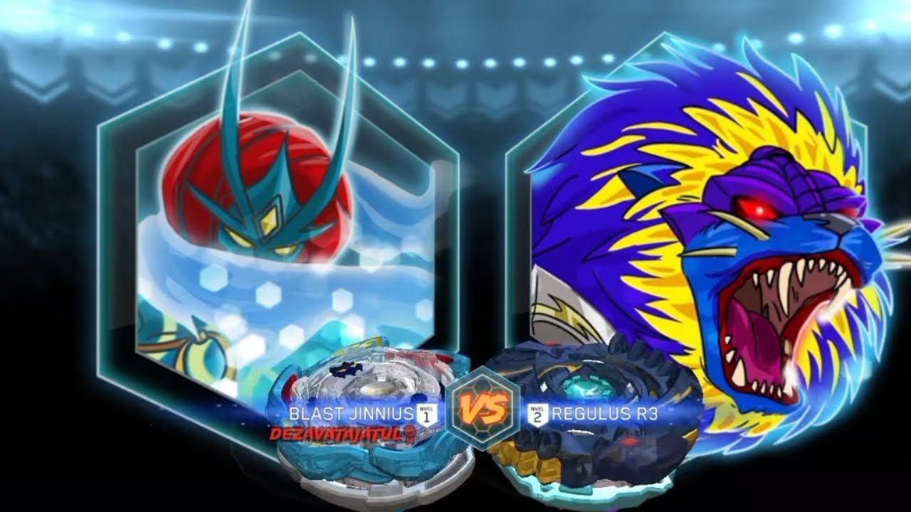 Beyblade burst app ~Joshua vs Ren Wu Sun (Blast Jinnius vs Regulus R3 ...