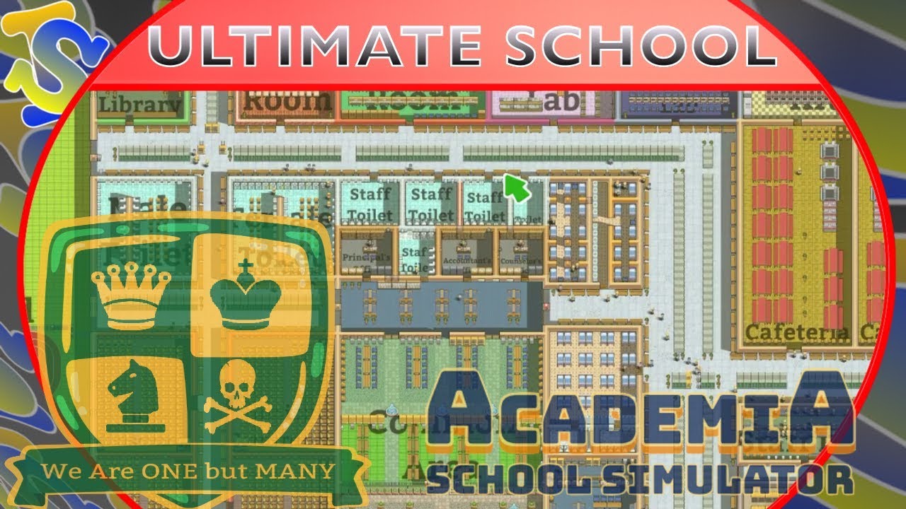 Academia: School Simulator Speed Build | The Ultimate School - YouTube