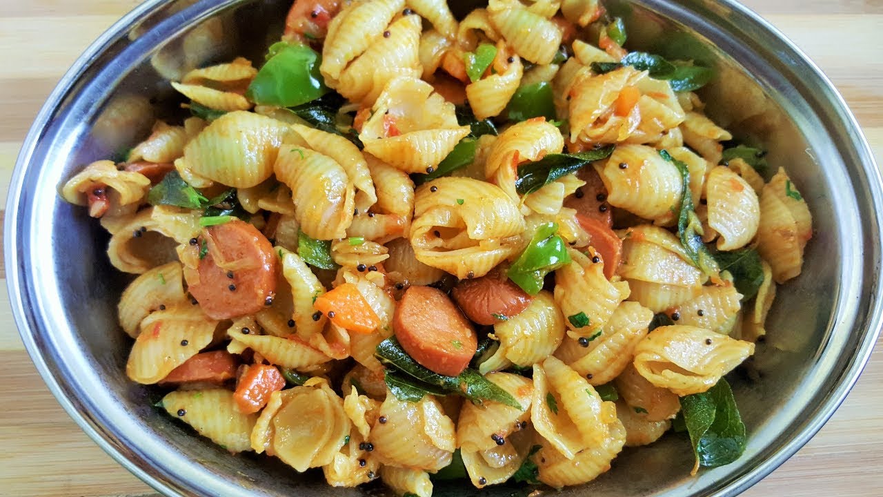 Lunch Box Pasta // Shell Pasta // Easy Pasta Recipe // Quick Pasta ...