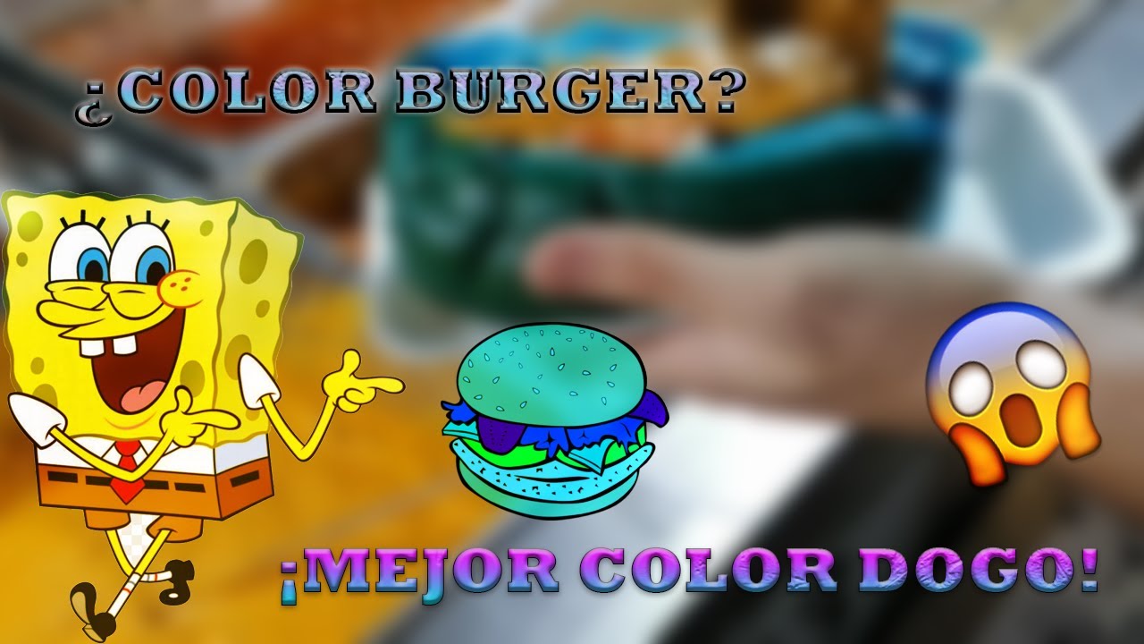ASI SON LAS COLOR BURGER EN LA VIDA REAL😱 | COLOR DOGO (HOTDOGS DE ...