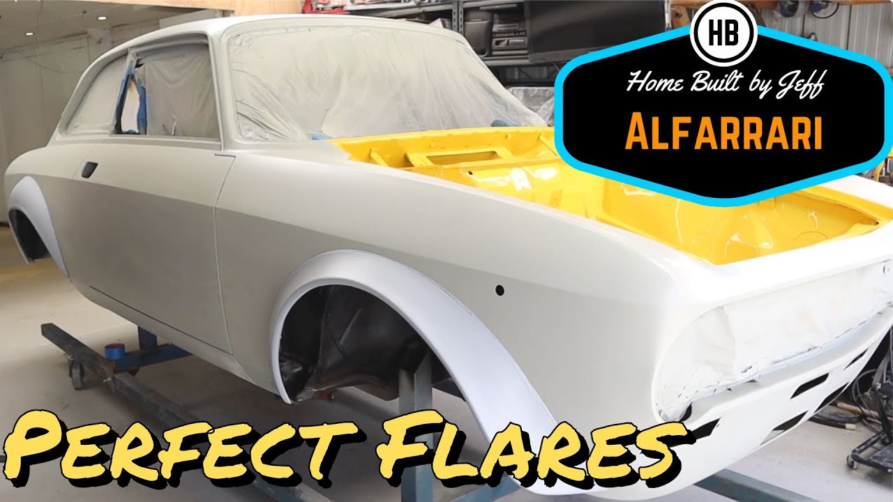 Perfect wheel flares - Ferrari engined Alfa 105 Alfarrari build part ...