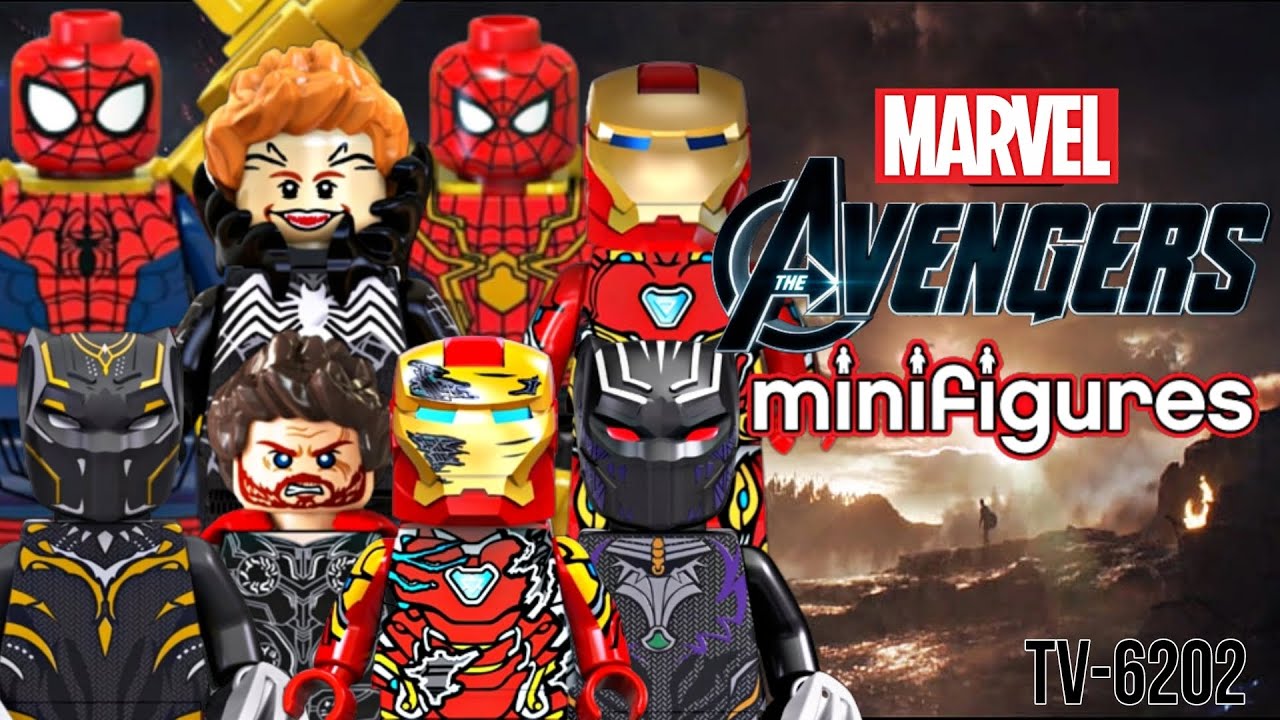 LEGO MARVEL AVENGERS MCU MINIFIGURES | SPIDERMAN | LEGO UNOFFICIAL | TV ...