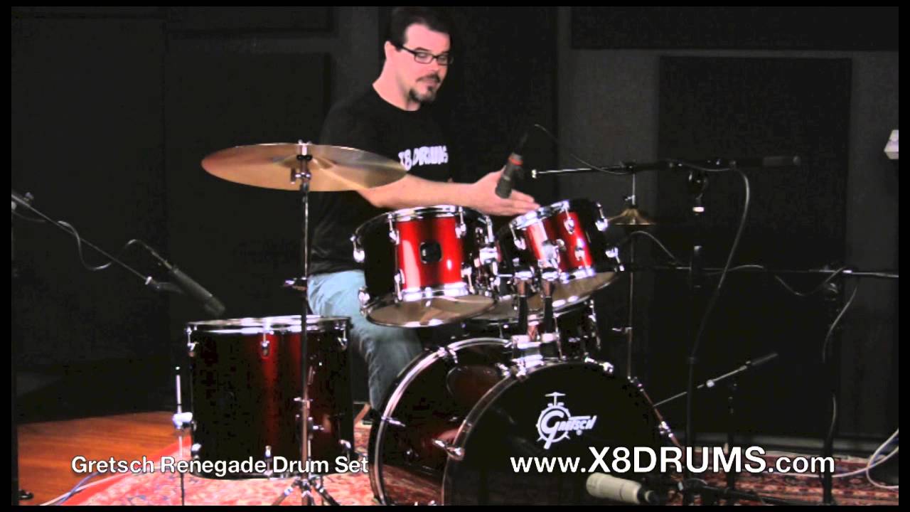 Gretsch Renegade Drum Set Introduction - X8 DRUMS - YouTube
