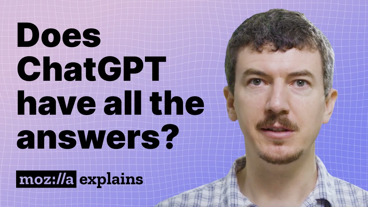Is Chat GPT🪄 magic? Mozilla Explains: How LLM Chatbots work. - YouTube