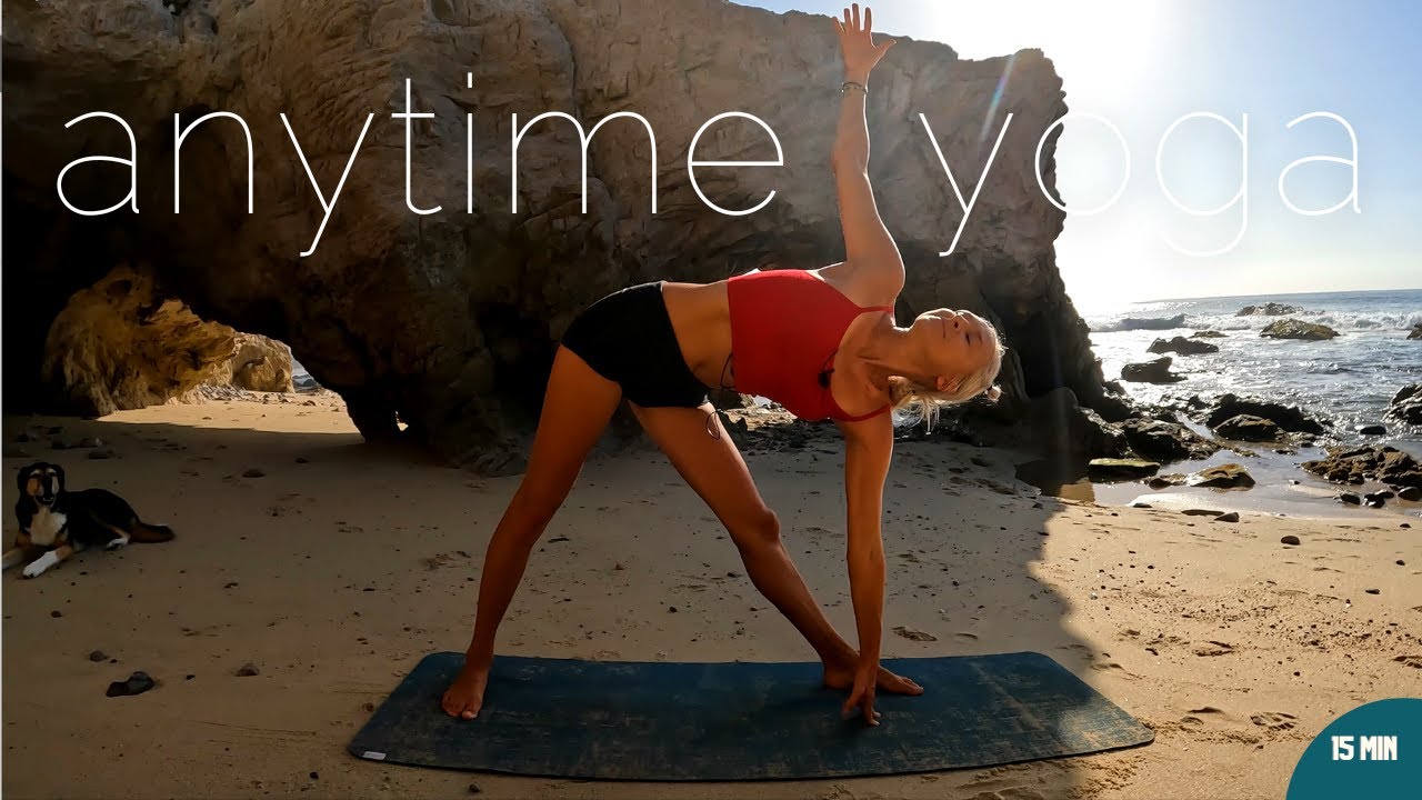 15 Min Hatha Yoga Flow & Stretch | Yoga Flow for ANYTIME | Yoga for ...