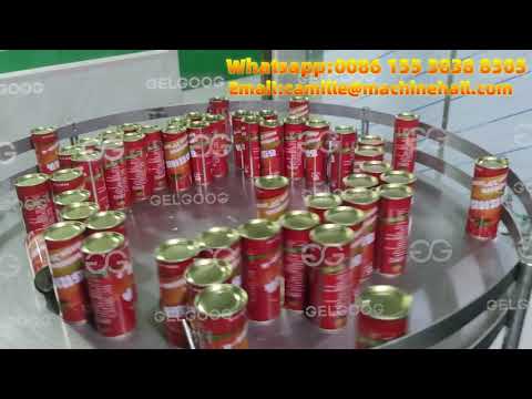 Machine De Traitement De Tomates en Conserve - YouTube