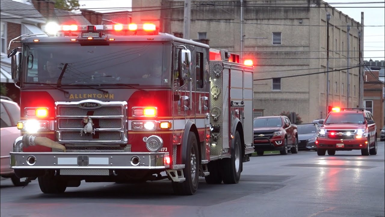 Allentown Fire Department Engine 9 Engine 4 Battalion 43 & Allentown ...