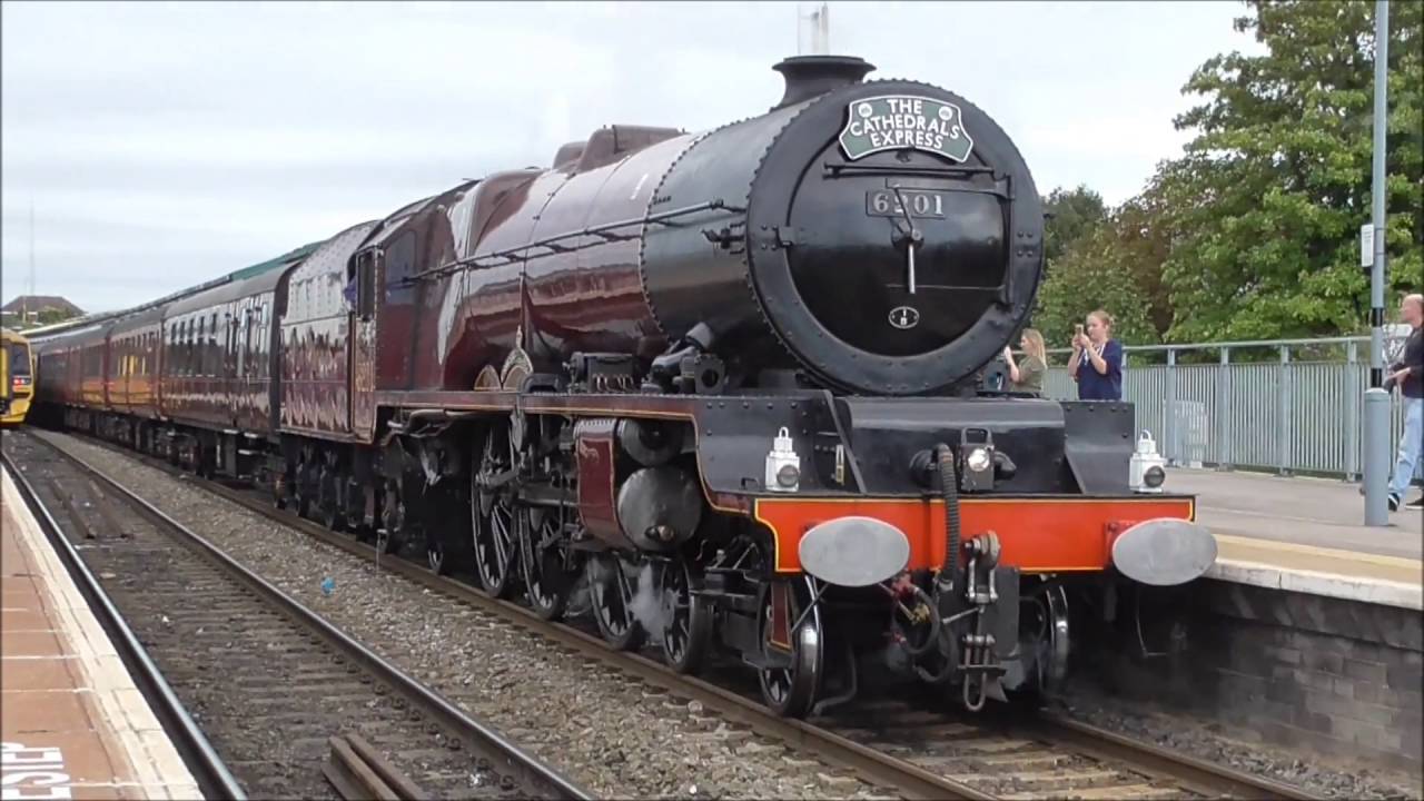 LMS 6201 Princess Elizabeth at Westbury 17/09/2016 - YouTube