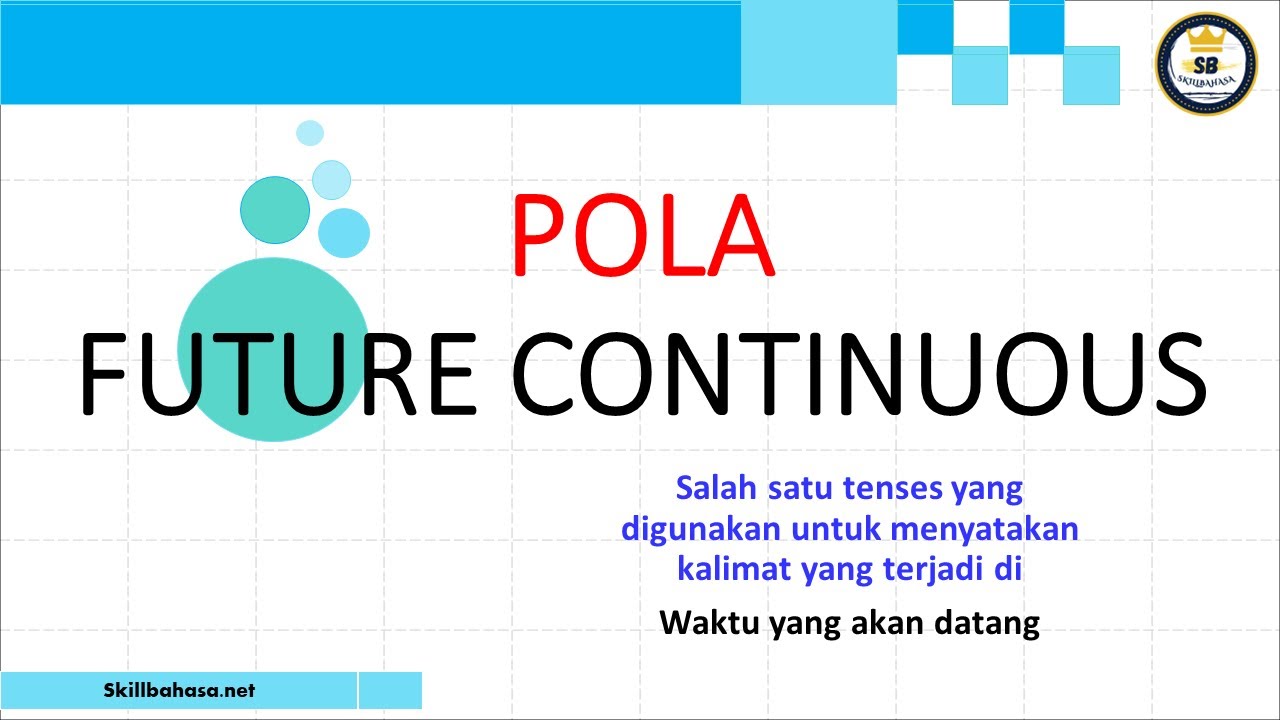 ENGLISH GRAMMAR | Pola future continuous | STRUCTURE | Tenses - YouTube