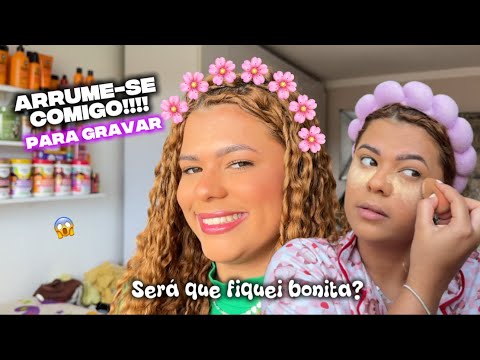 Arrume-se comigo para gravar vídeos 🎥🥰🌸✨