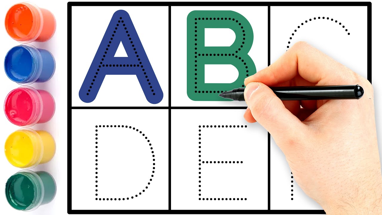 Learn the Letters of the English Alphabet from A to Z - YouTube
