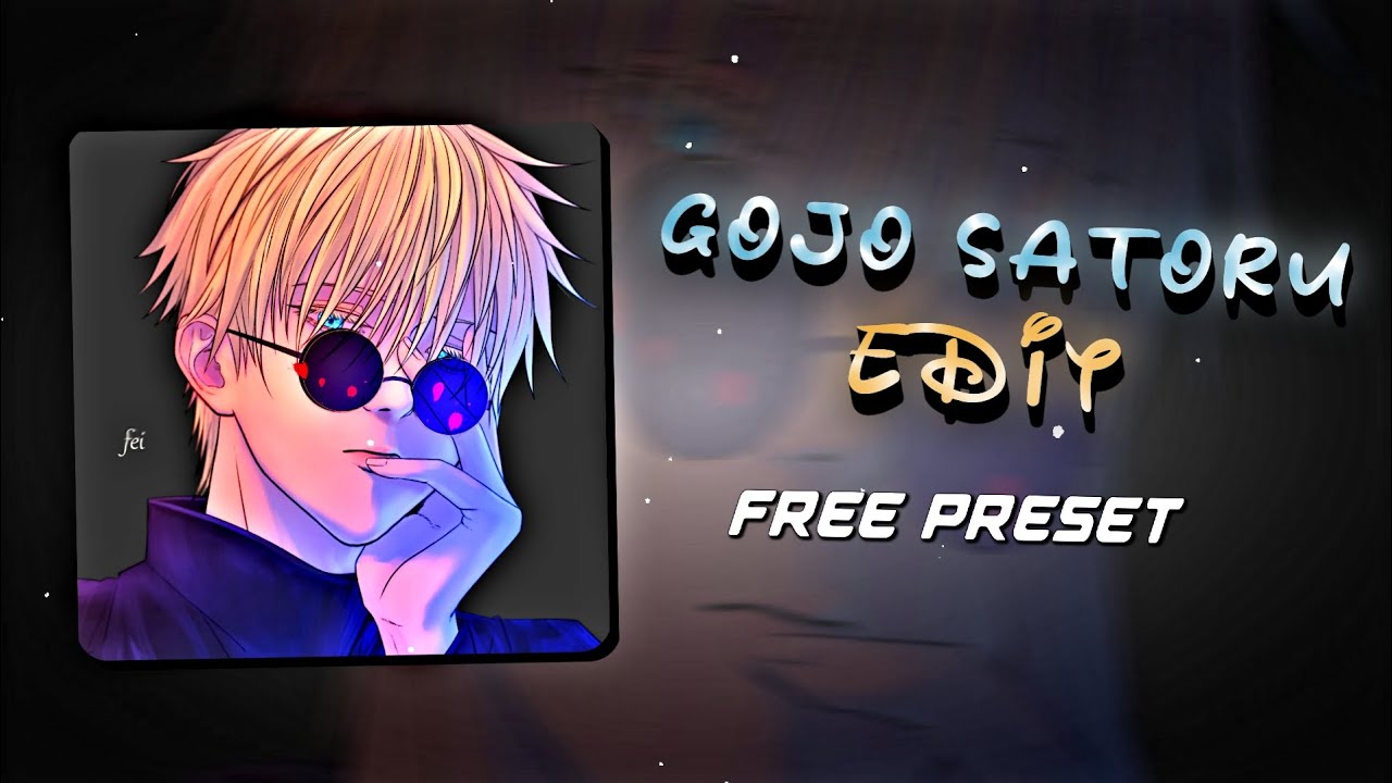 Gojo Satoru Wanna Be edit *free preset* and *scene pack 4k* 🔥📲 - YouTube