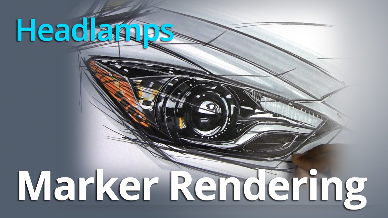 Marker Rendering - Rendering Automotive Headlamps - YouTube