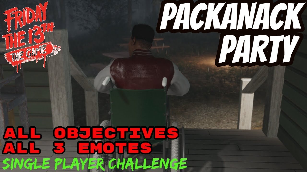 Friday the 13th: The Game | PACKANACK PARTY Single Player Challenge #5 ...