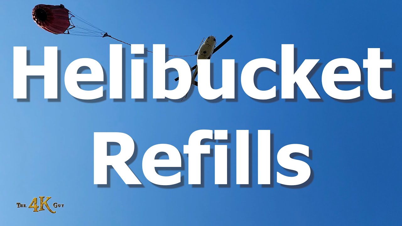 Alberta: Helibucket performing multiple refill runs back and forth 5-14 ...