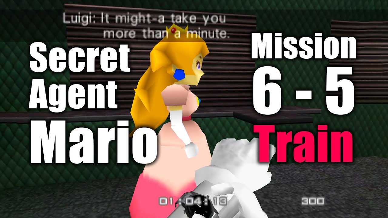 Secret Agent Mario Mission 6-5 Train in GoldenEye 007 #nostalgia # ...
