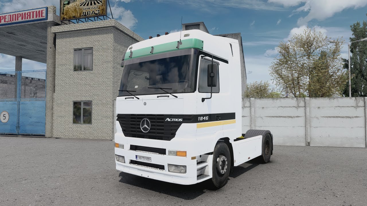ETS2 Mercedes Actros MP1 Megaspace 1.46 - YouTube