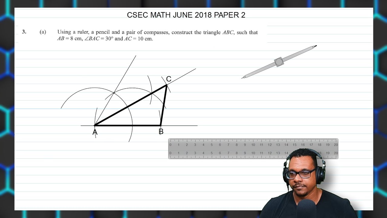 CSEC Math Paper 2 June 2018 Q3 & Q4 - YouTube