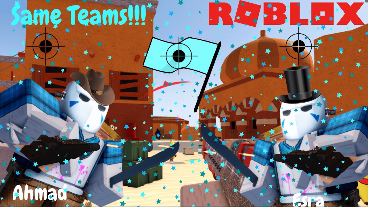 🔫Same Teams! | Roblox Arsenal | With Ahmad and Esra🔫 - YouTube
