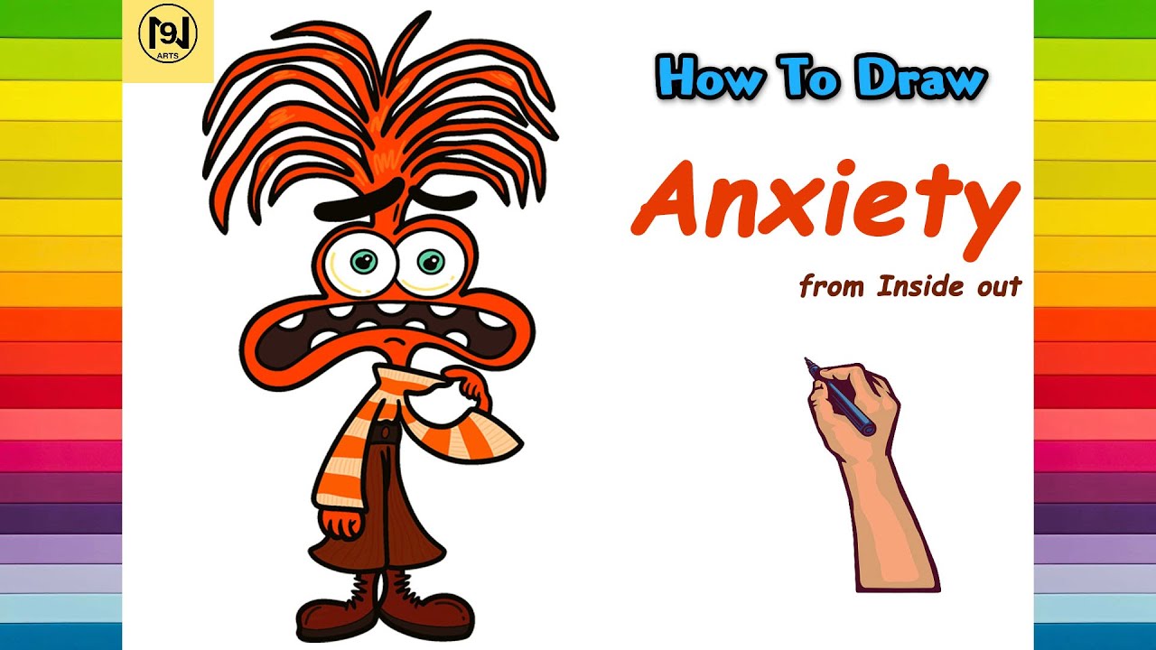 How to Draw Anxiety from Inside Out 2 Step by Step - YouTube