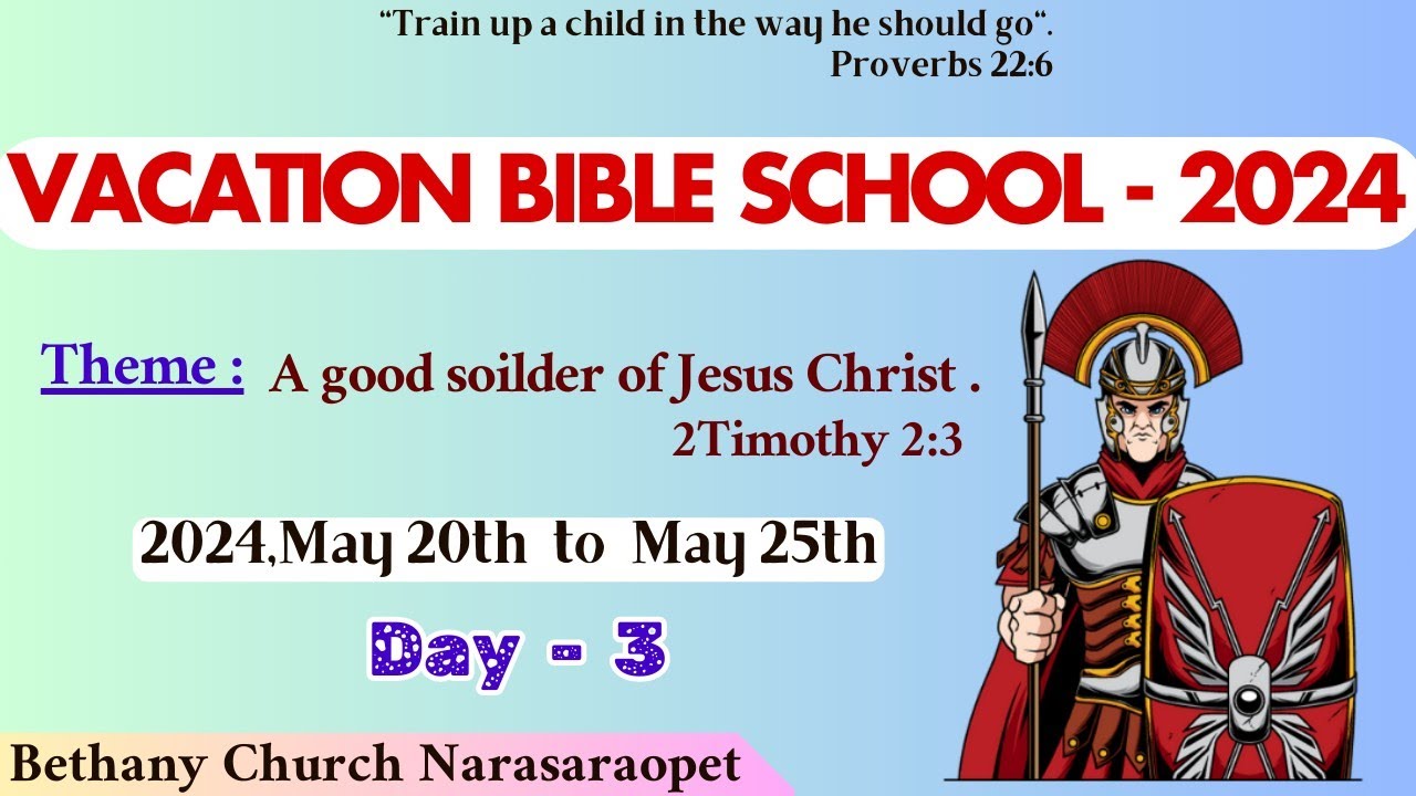 DAY -3 || VBS || Morning Session || 22-5-2024 - YouTube