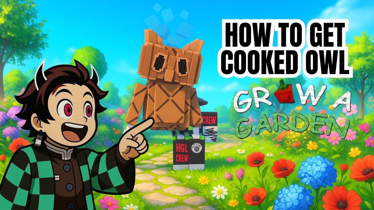 How to get Cooked Owl in Grow a garden! - YouTube