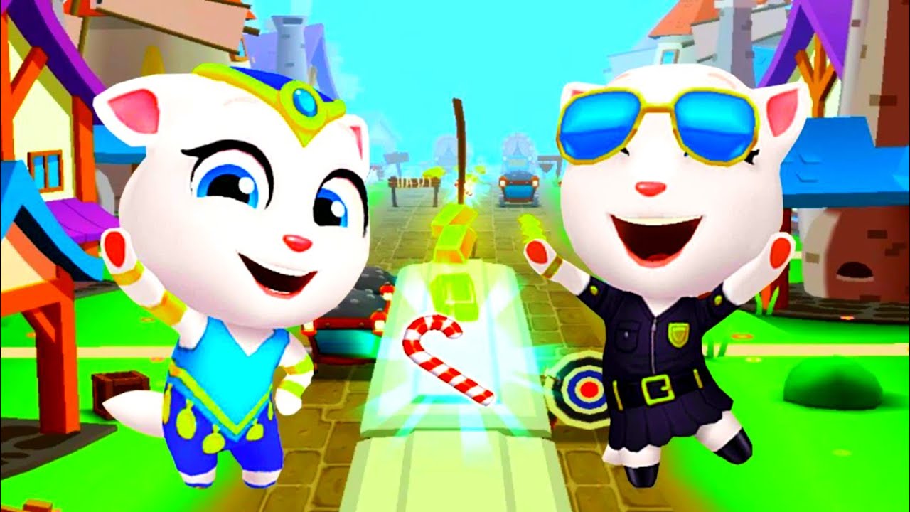 talking tom gold run princess angela | talking tom gold run lucky ...