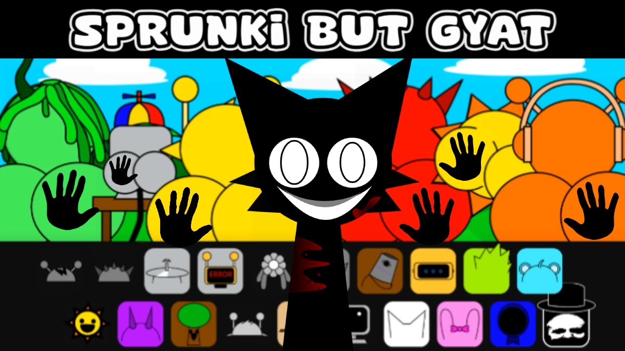 Sprunki But All GYAT (All Characters In New Mod) - YouTube