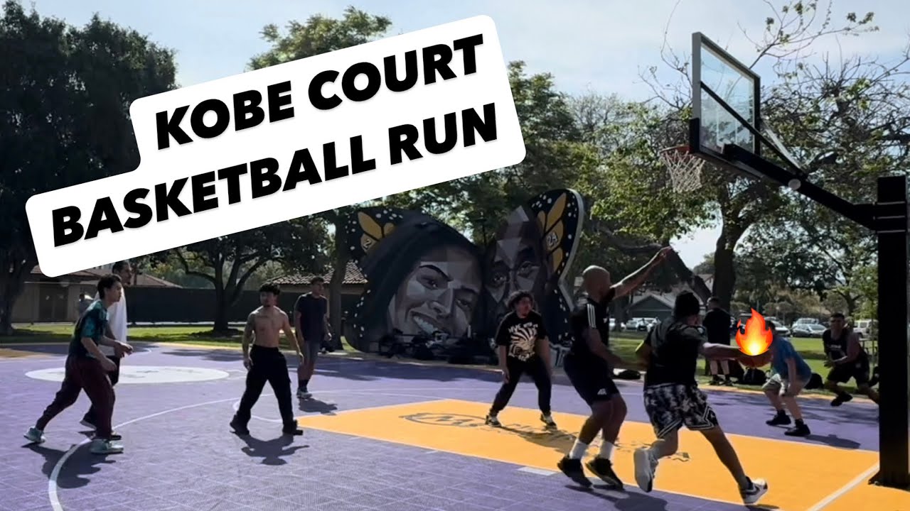 KOBE COURT BASKETBALL RUN // COLLECTED L’s lol - YouTube