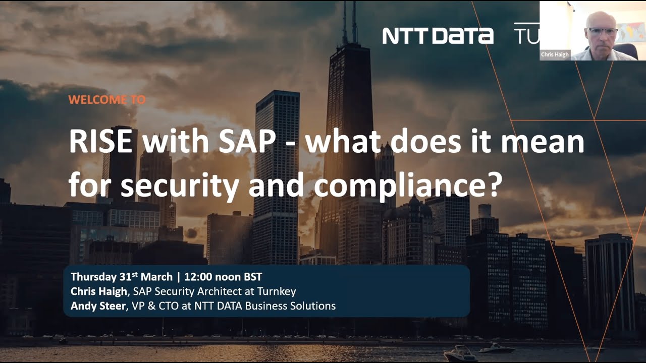 RISE with SAP - What Does it Mean for Security and Compliance ...