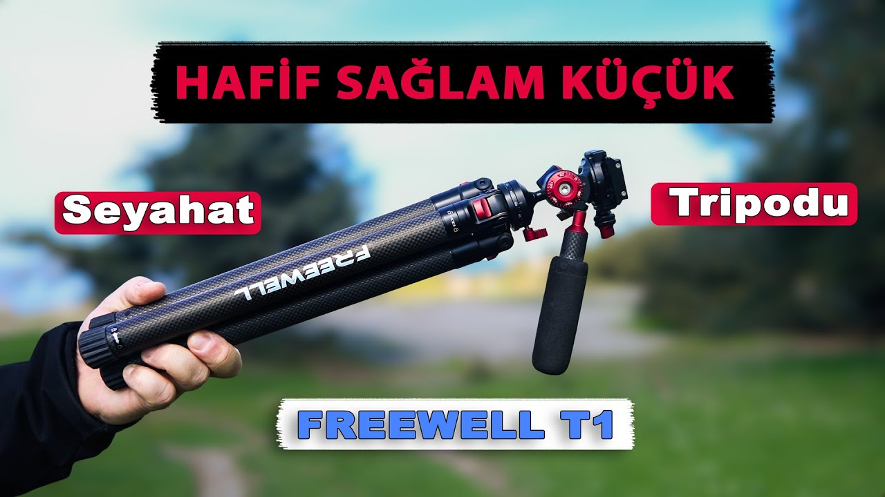 Seyahat İçin En İyi Tripod Olabilir Freewell T1 Karbon Fiber Travel ...