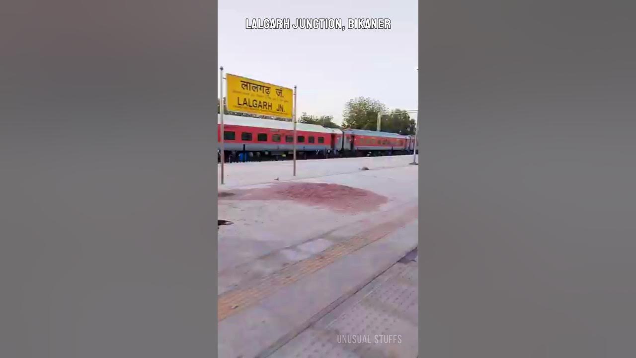 Lalgarh Junction Railway Station, Bikaner - YouTube