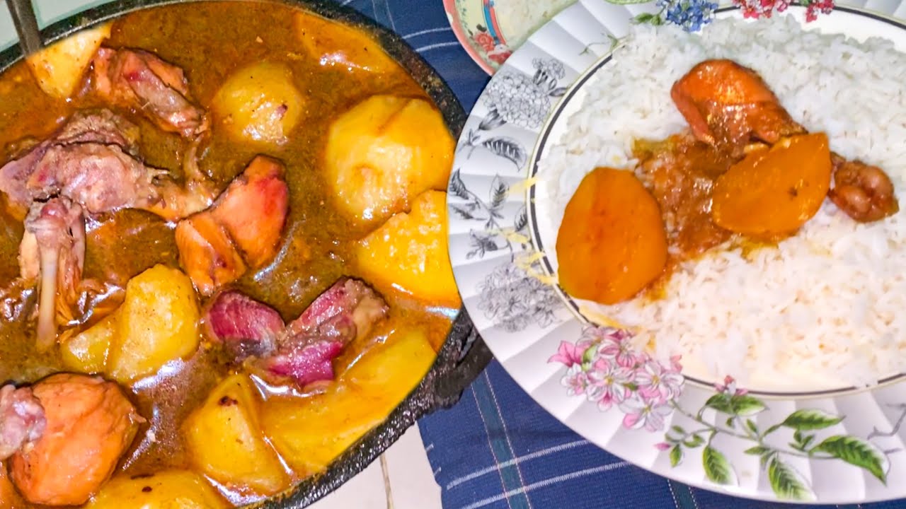 Eating Dinner(Rice & Spicy Chicken Curry, Daal) With Friends at Saiful ...