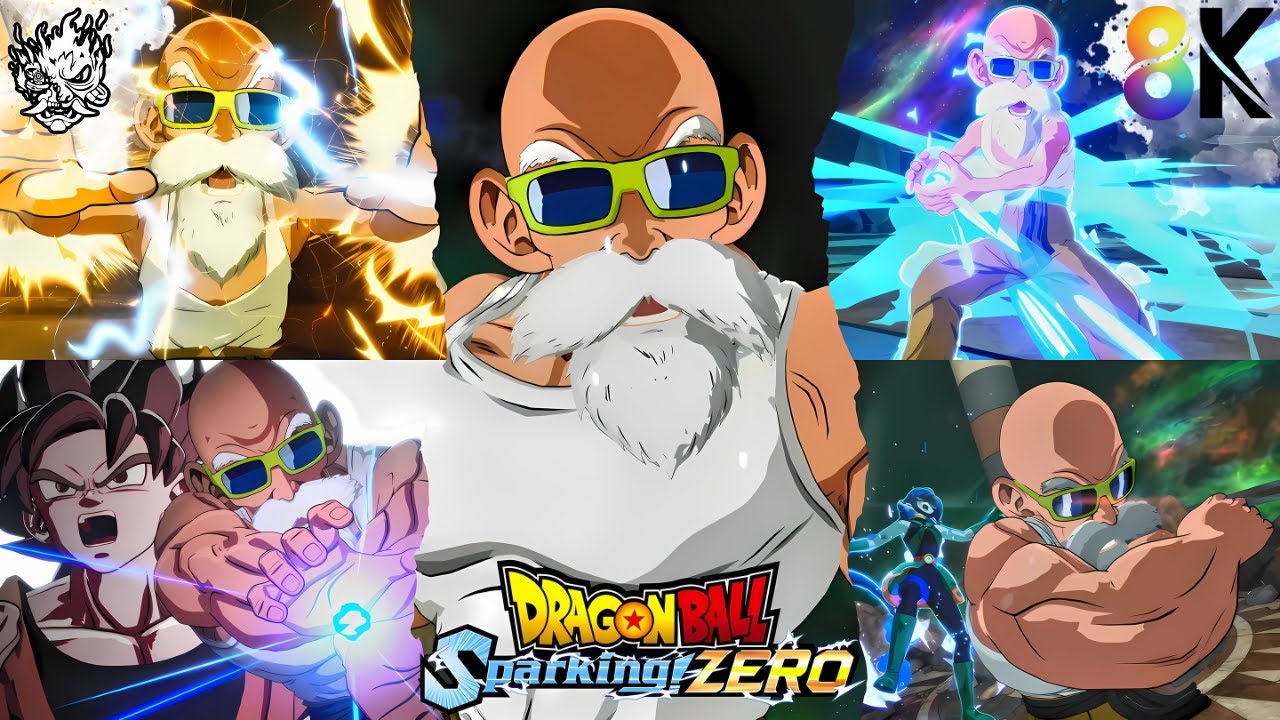 DRAGON BALL: Sparking! ZERO Master Roshi All Special Moves ...