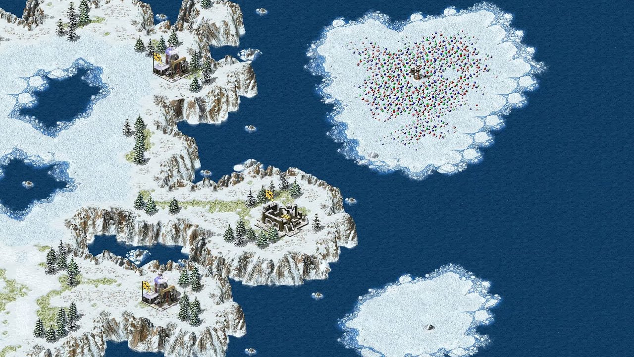 Yuri's Revenge Red Alert 2 Tundra Version 5 New Map Zoom 3000 Attack ...