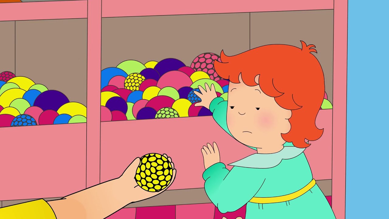 Rosie Wants The Yellow Ball | Caillou Clip - YouTube