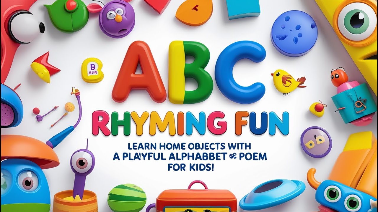 ABC Rhyming Fun | Learn Home Objects with a Playful Alphabet Poem for Kids - YouTube