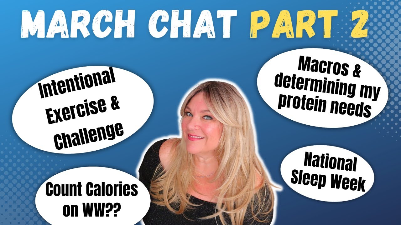 MARCH CHAT PART 2 | FOLLOW-UP CHAT | INTENTIONAL EXERCISE | MACROS ...