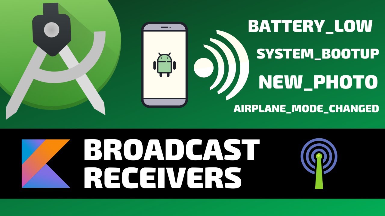Broadcast Receivers Android Fundamentals Youtube