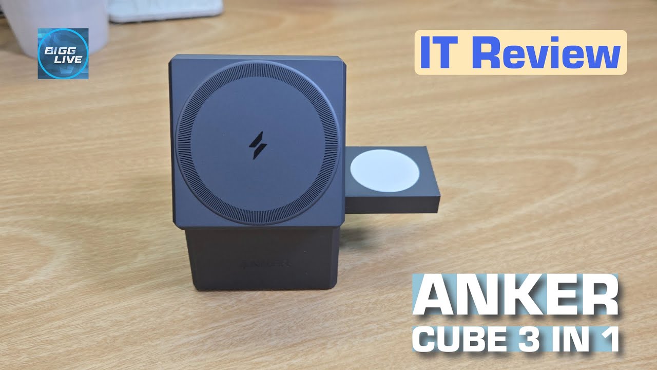 เล่าหลังลอง Anker Cube 3 in 1 With MagSafe ที่ชาร์จไร้สายเพื่อสาวก | IT ...