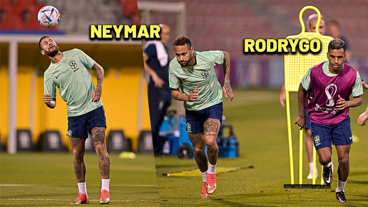 Neymar is BACK for Brazil! Skills SHOW for Brazil in Training - YouTube