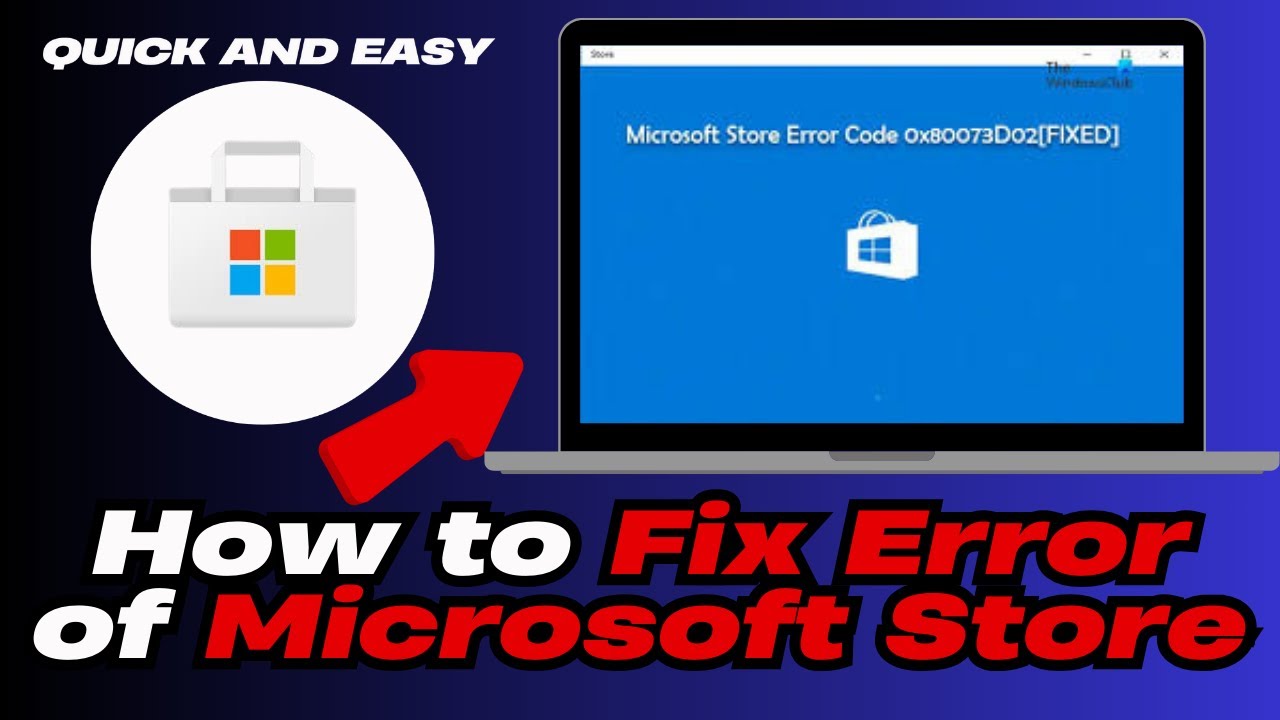 How To Fix Microsoft Store Error 0x80073d02 in Windows 10 & 11 | Quick Fix (2025 Update) - YouTube