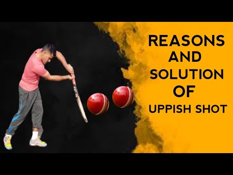 reasons and solution of uppish shot | batting tips | how to improve ...