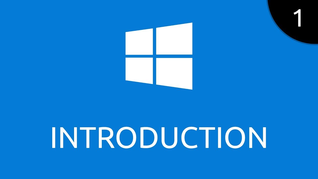 Windows #1 - introduction - YouTube